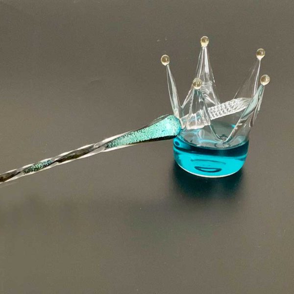 Glass Pen Holder Glass Inkwell Desktop Decoration Glass - RegisBox