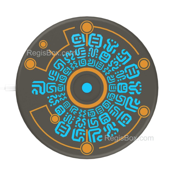 Sheikah Runes Legend of Zelda Wireless Charger Breath of the Wild ...