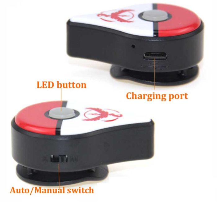 Rechargeable Pokemon GO Plus Bluetooth Wristband Pokemon Go Auto Catch ...