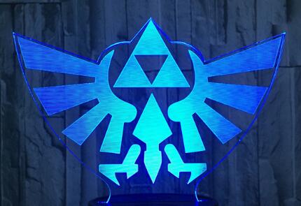 Legend Of Zelda LED Night Light Zelda Game Room Decor - RegisBox