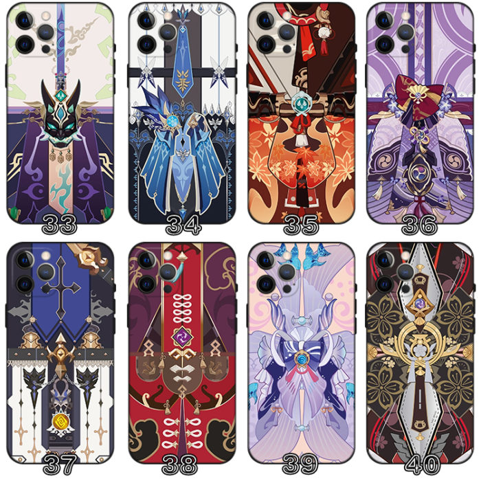 Chibi Genshin Impact Phone Case Cute Genshin iPhone Cases - RegisBox