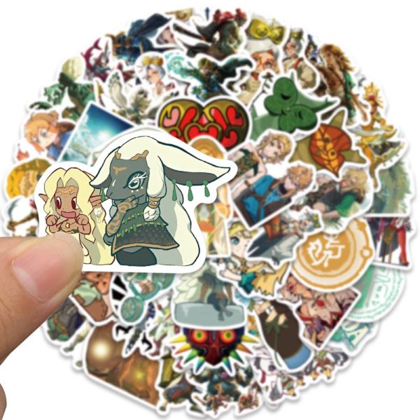 50PCS Zelda Stickers Tears Of The Kingdom Laptop Decal Waterproof Totk ...