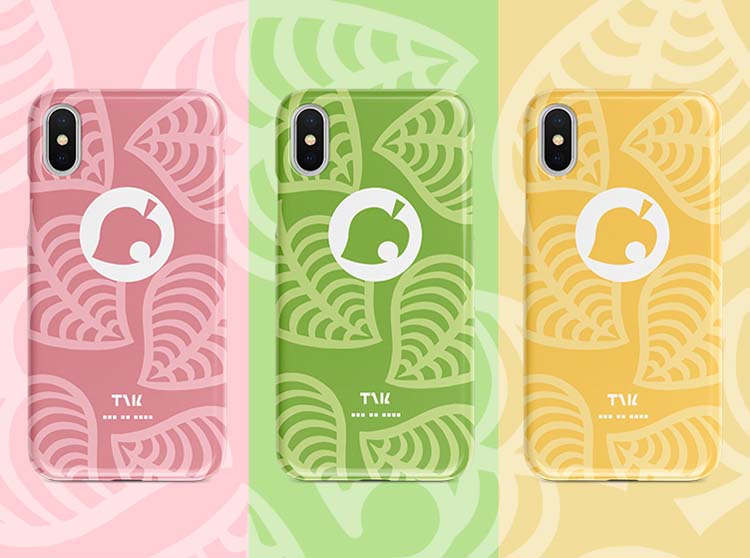 Animal Crossing Nook Phone Case ACNH Leaf Nook Inc IPhone Case RegisBox