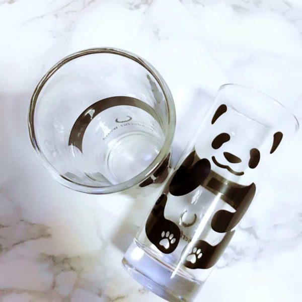 300ML Cute Panda Glass Highball Drinking Glass Panda Gift Housewarming ...