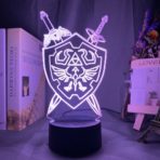 Legend Of Zelda LED Night Light Zelda Game Room Decor - RegisBox
