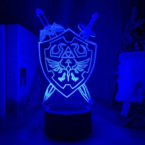 Legend Of Zelda LED Night Light Zelda Game Room Decor - RegisBox