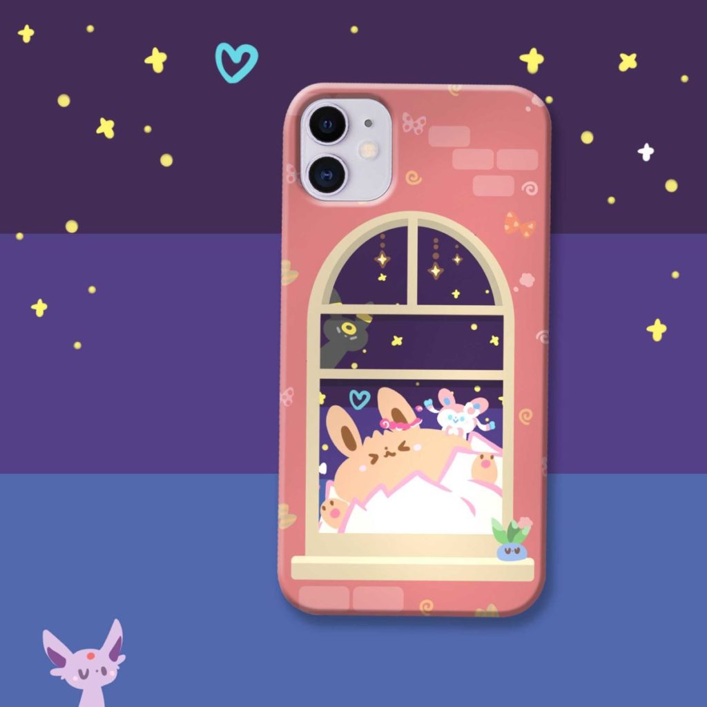 Eeveelution Phone Case Cute Pokemon iPhone Case Eevee Art Pokemon Gifts ...