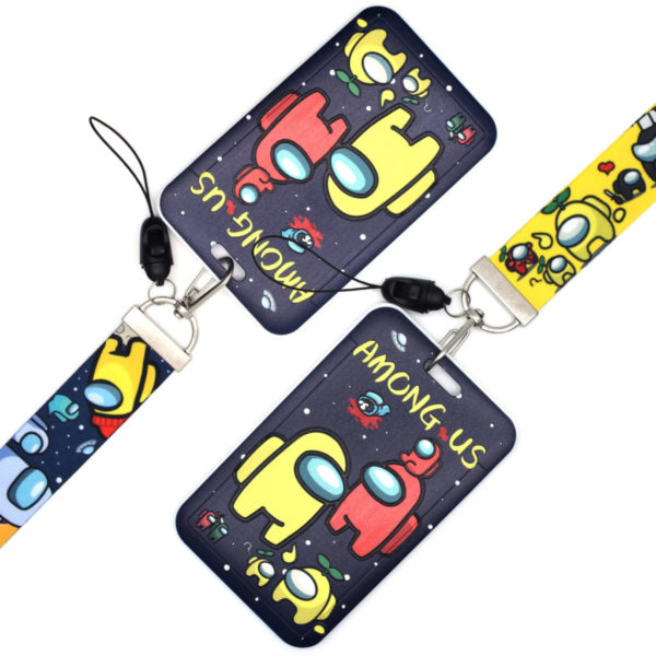 Cute Astronaut ID Badge Holder Impostor Card Holder - RegisBox