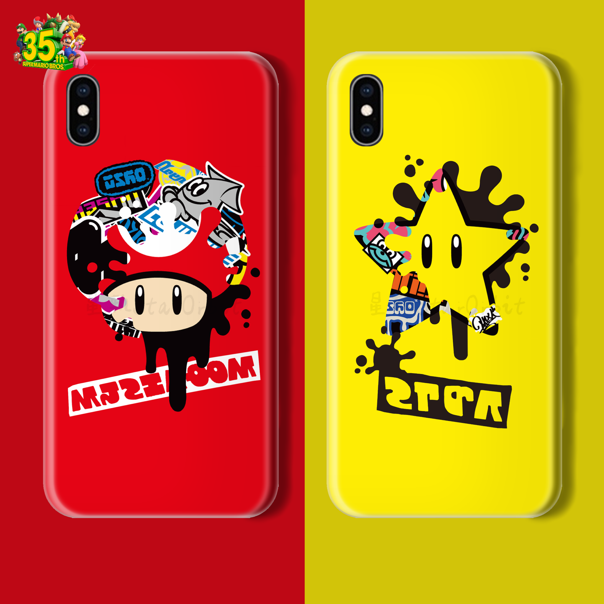 Cute Mario Phone Case Mario iPhone Case Cover 35th Anniversary Mario ...
