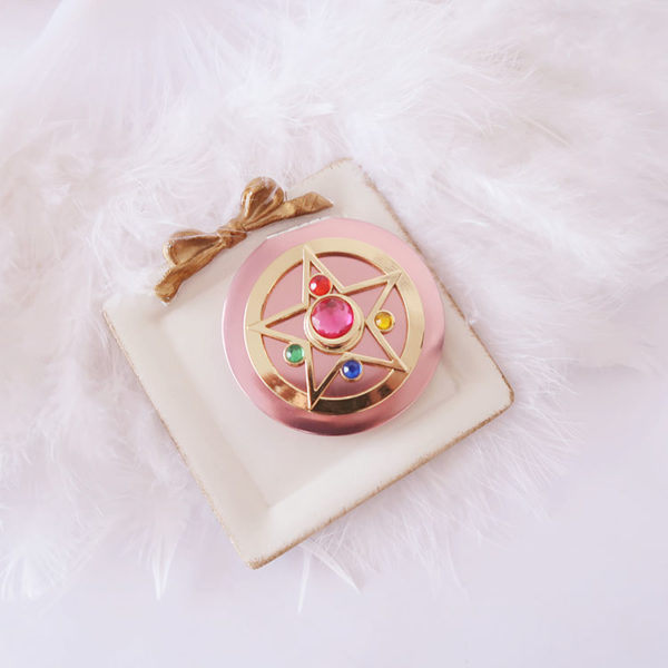 Cute Mirror Compact Kawaii Pocket Mirrors Pink Magical Girl Accessories ...