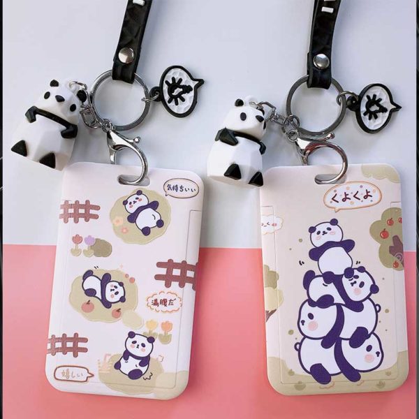Embroidered Red Panda Keychain Cute Embroidered Lesser Panda Key Rings ...