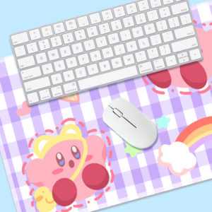 Large Kirby Mouse Pad Kirby Gaming Mouse Mat Keyboard Mat Kirby Desk ...