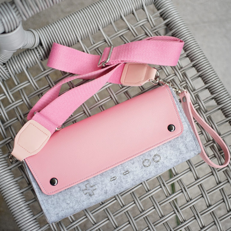 Pink Nintendo Switch Case Leather Switch OLED Carrying Case Pastel Pink ...