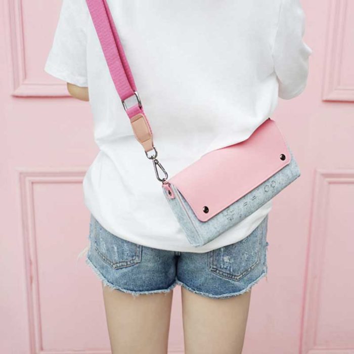 Pink Nintendo Switch Case Leather Switch OLED Carrying Case Pastel Pink ...
