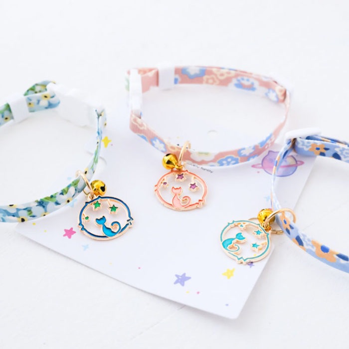 Cute Cat Collars Pastel Pet Collars Kawaii Aesthetic Pet Accessories ...