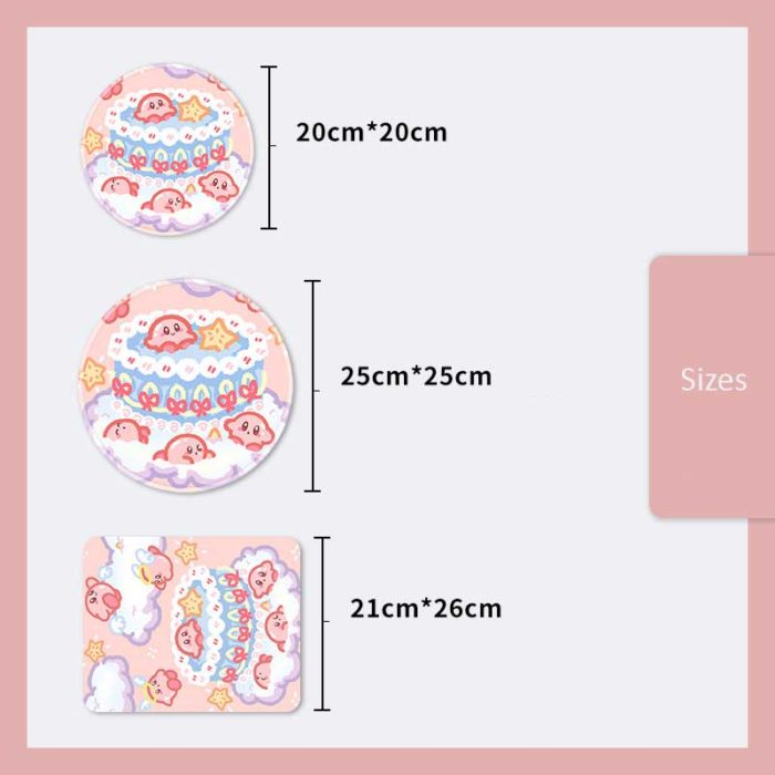 Large Kirby Mouse Pad Kirby Gaming Mouse Mat Keyboard Mat Kirby Desk ...