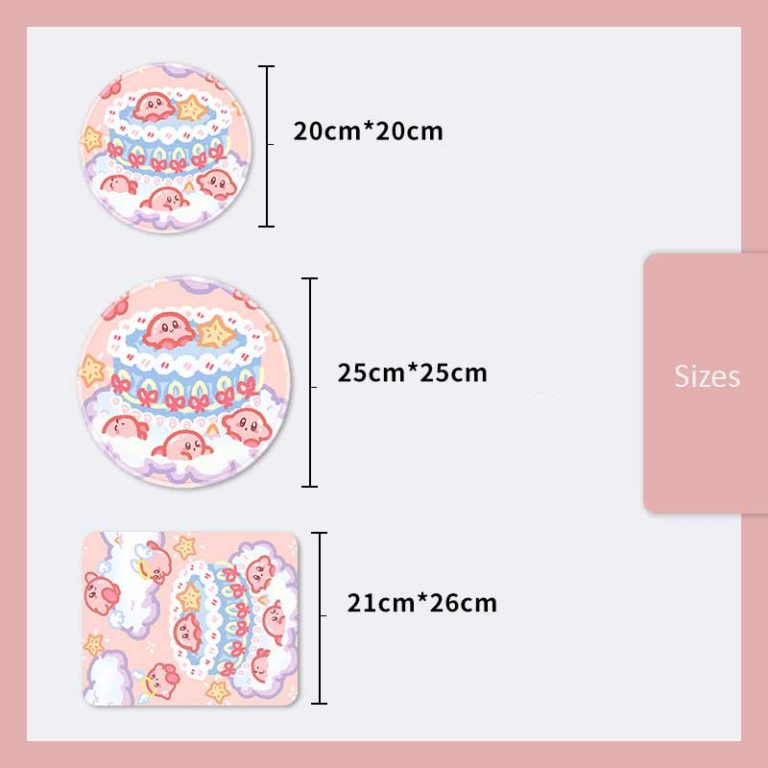 Large Kirby Mouse Pad Kirby Gaming Mouse Mat Keyboard Mat Kirby Desk ...