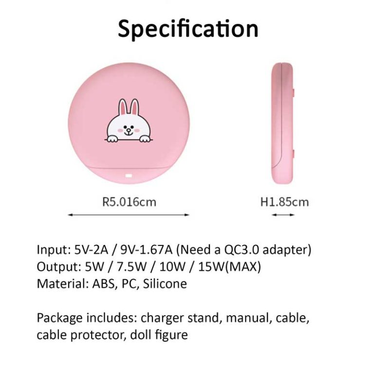 Pastel Cute Wireless Numeric Keypad USB Mini Number Keyboard Kawaii ...