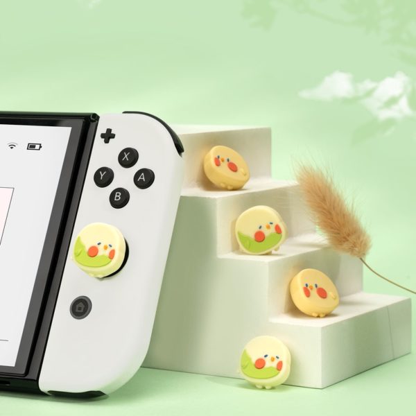 Cute Chick Switch Thumb Grip Caps Joystick Covers Nintendo Switch ...