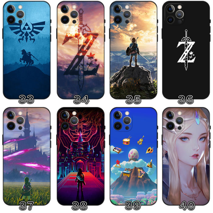 Glow in the Dark Sheikah Slate Phone Case BotW Triforce Hylian Shield ...