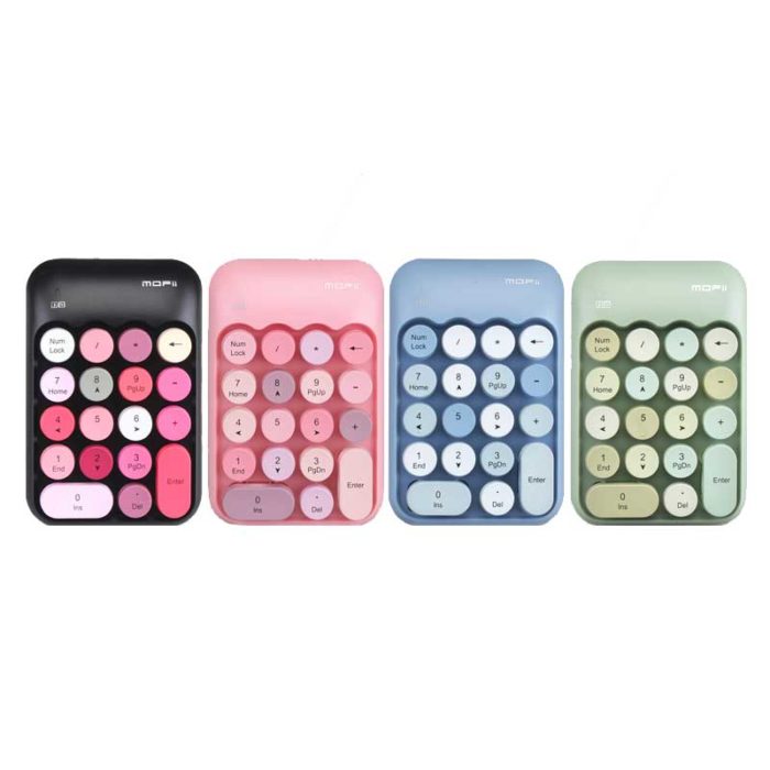 Pastel Cute Wireless Numeric Keypad USB Mini Number Keyboard Kawaii ...