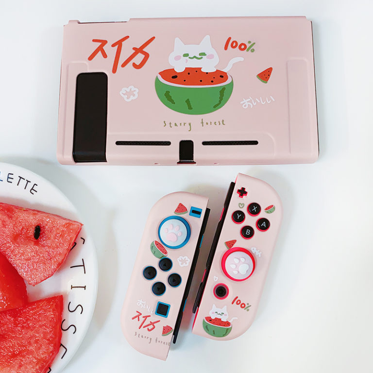 Pink Nintendo Switch Cover Case Soft Silicone Switch OLED Covers - RegisBox