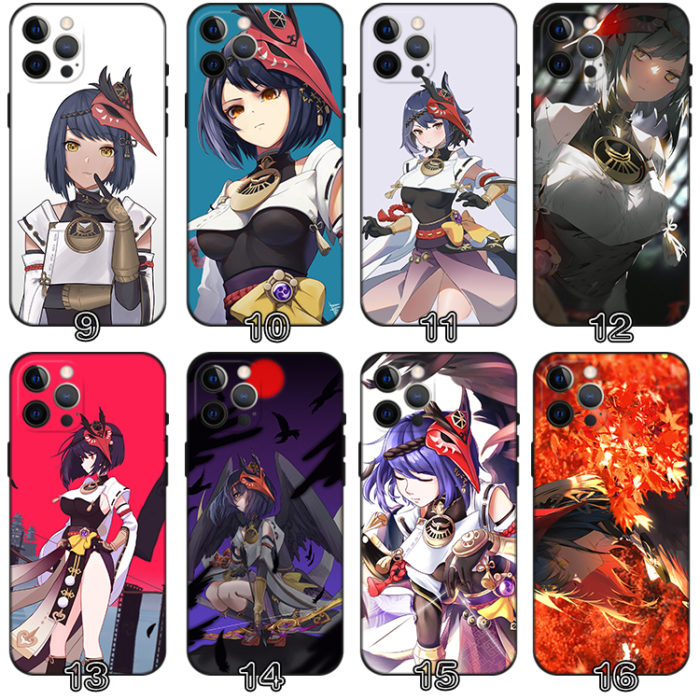 Kujou Sara Genshin Impact Phone Case Kujou Sara Genshin Merch - RegisBox