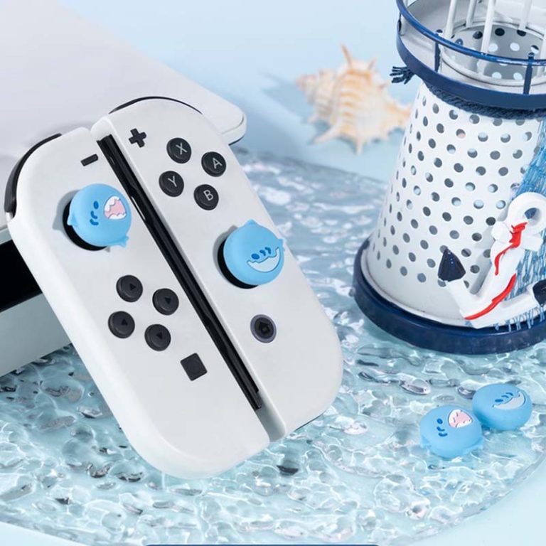 Shark Switch Thumb Grips Sea Shells Joystick Covers Switch OLED Analog ...