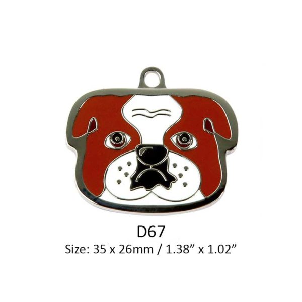 British Bulldog Dog ID Tag - RegisBox