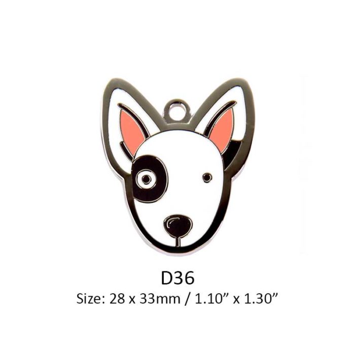 Bull Terrier Dog ID Tag - RegisBox
