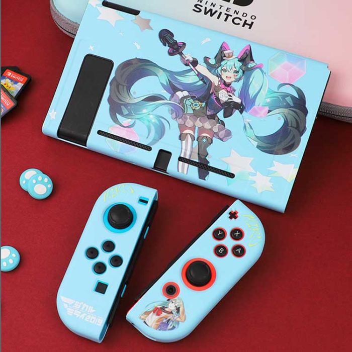 Miku Switch Case Soft TPU Protective Cover Miku Lover Gifts - RegisBox