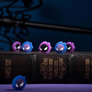 Glow In The Dark Gastly Switch Thumb Grips Ghost Analog Caps Halloween ...