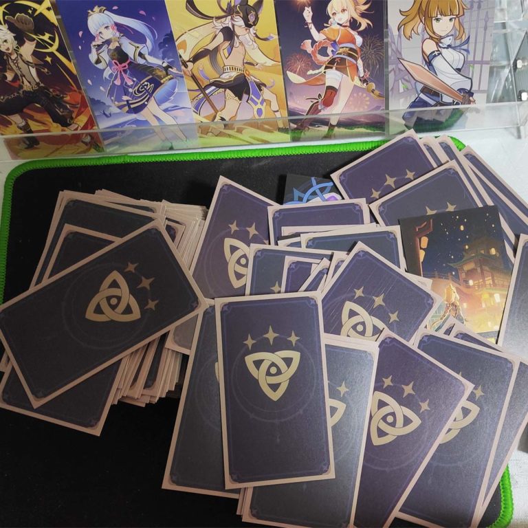 Genshin Impact Genius Invokation Playing Cards Genshin TCG Cards Dice ...