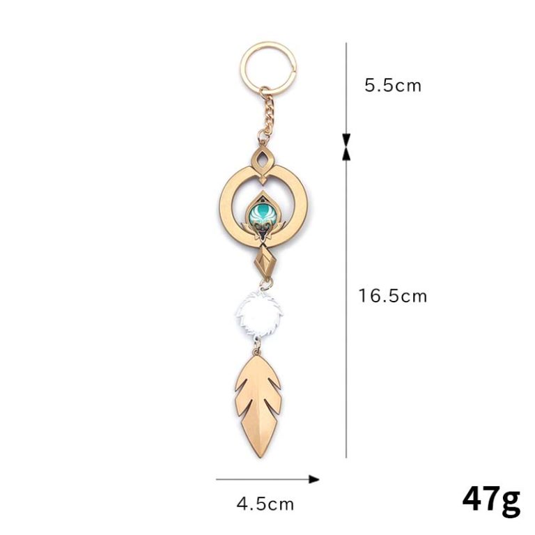 Wanderer Genshin Impact Keychain Scaramouche Key Ring - RegisBox