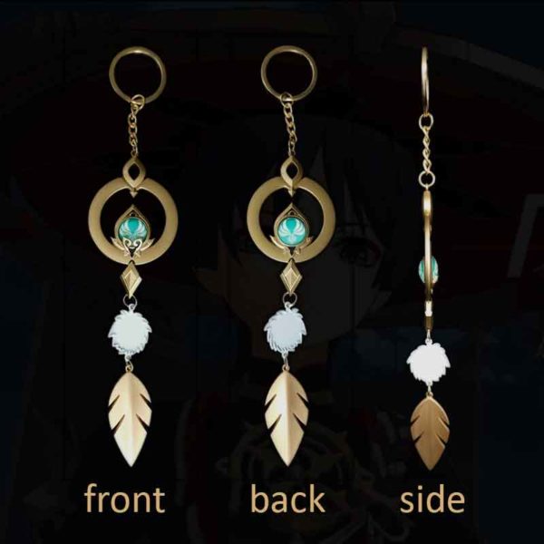 Wanderer Genshin Impact Keychain Scaramouche Key Ring - RegisBox