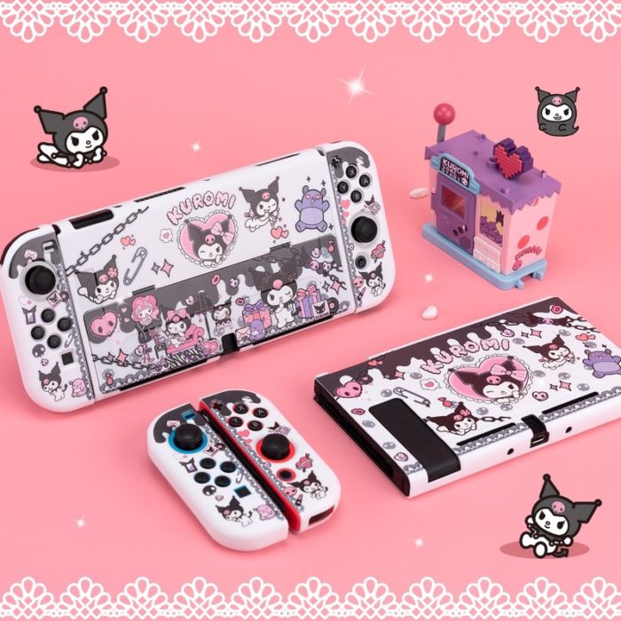 Cute Switch Covers Kawaii White Cute Switch Case - RegisBox