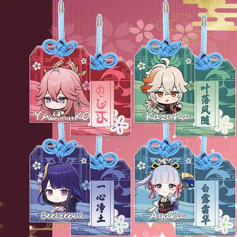 Genshin Impact Omamori Charm Cute Genshin Amulet - RegisBox