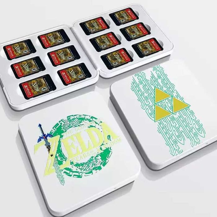 Legend Of Zelda TOTK Game Card Holder Case Tears Of The Kingdom Switch ...