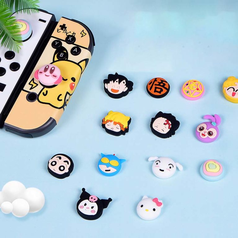Cute Switch Joystick Caps Anime OLED Thumb Grips Kawaii Switch ...