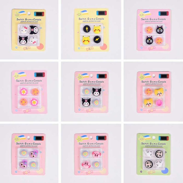 Cute Switch Joystick Caps Anime OLED Thumb Grips Kawaii Switch ...