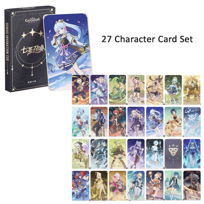Genshin Impact Genius Invokation Playing Cards Genshin TCG Cards Dice ...