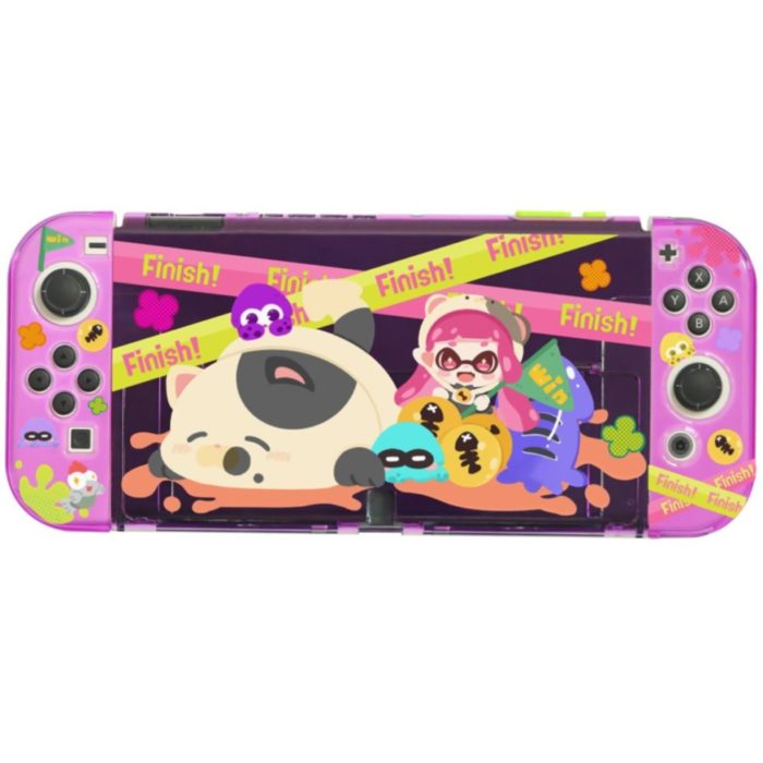 Kawaii Splatoon Switch OLED Case Kickstand Compatible Splatoon Switch ...