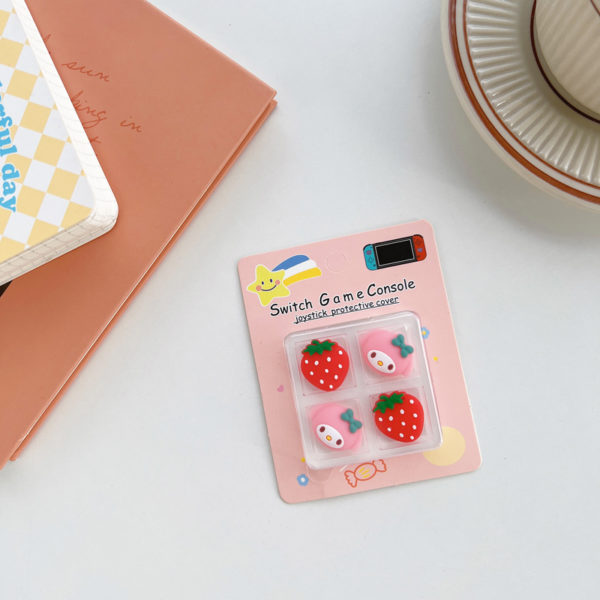 Kawaii Switch Thumb Grips Cute Cartoon OLED Joystick Caps Anime Switch ...