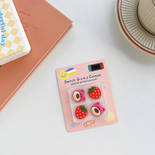 Kawaii Switch Thumb Grips Cute Cartoon OLED Joystick Caps Anime Switch ...