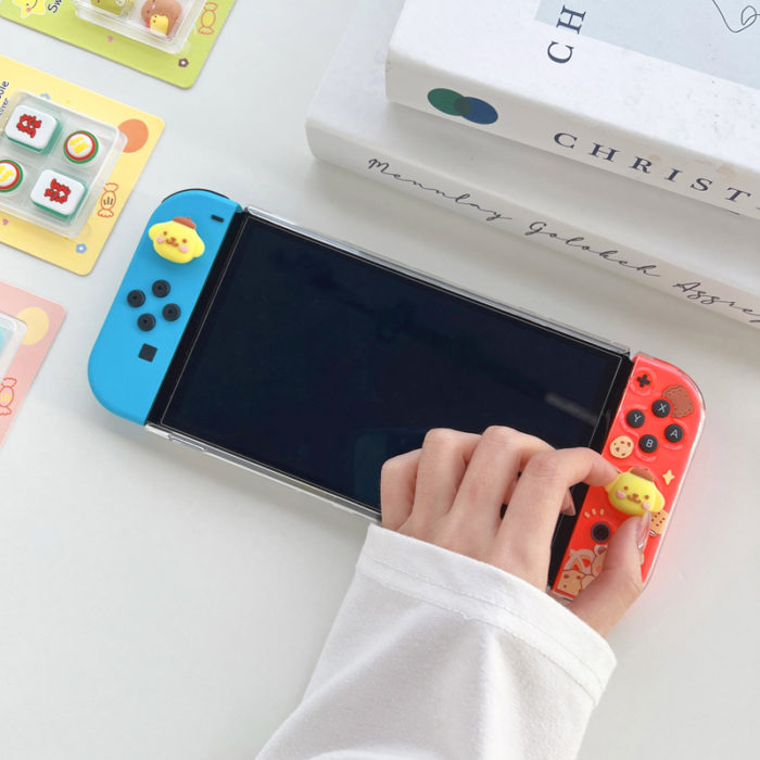 Kawaii Switch Thumb Grips Cute Cartoon OLED Joystick Caps Anime Switch ...