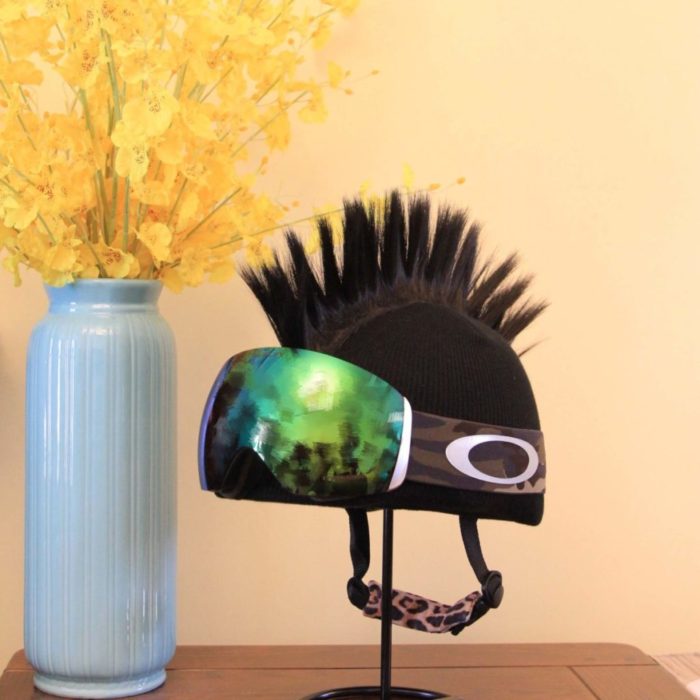 Helmet Rizz: Mohawk Helmet Cover Funny Ski Gear Mohican Style Snowboard ...