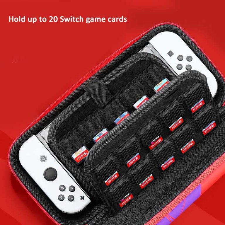 Scarlet And Violet Switch Travel Case Red Switch OLED Carrying Case ...