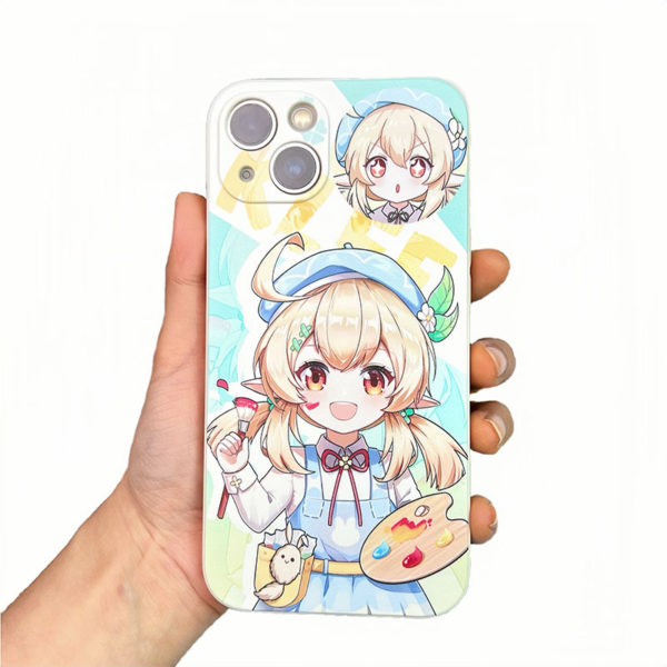 School Uniform Genshin Impact Phone Case Cute Genshin Impact Fanart ...