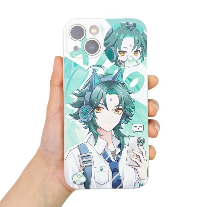 School Uniform Genshin Impact Phone Case Cute Genshin Impact Fanart ...