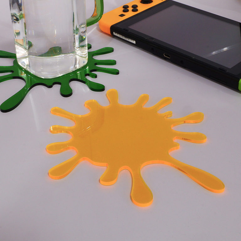 Splatoon Coasters Splatoon Squid Ink Coaster Set Unique Splatoon Gifts ...